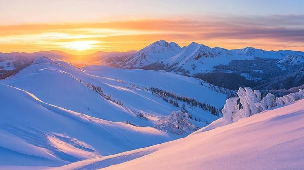 Алтай, Хангайн уулархаг нутгаар цас орно - logic.mn